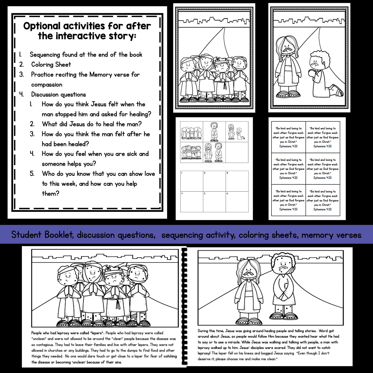 Teaching Kids Godly Character Compassion lesson 2 Jesus Heals the Leper ...