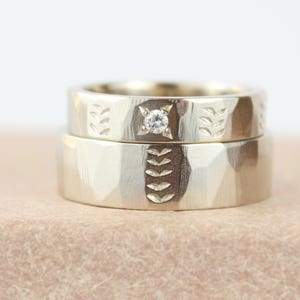 Nature Inspired Engagement Ring Nature Wedding Ring Nature Inspired ...
