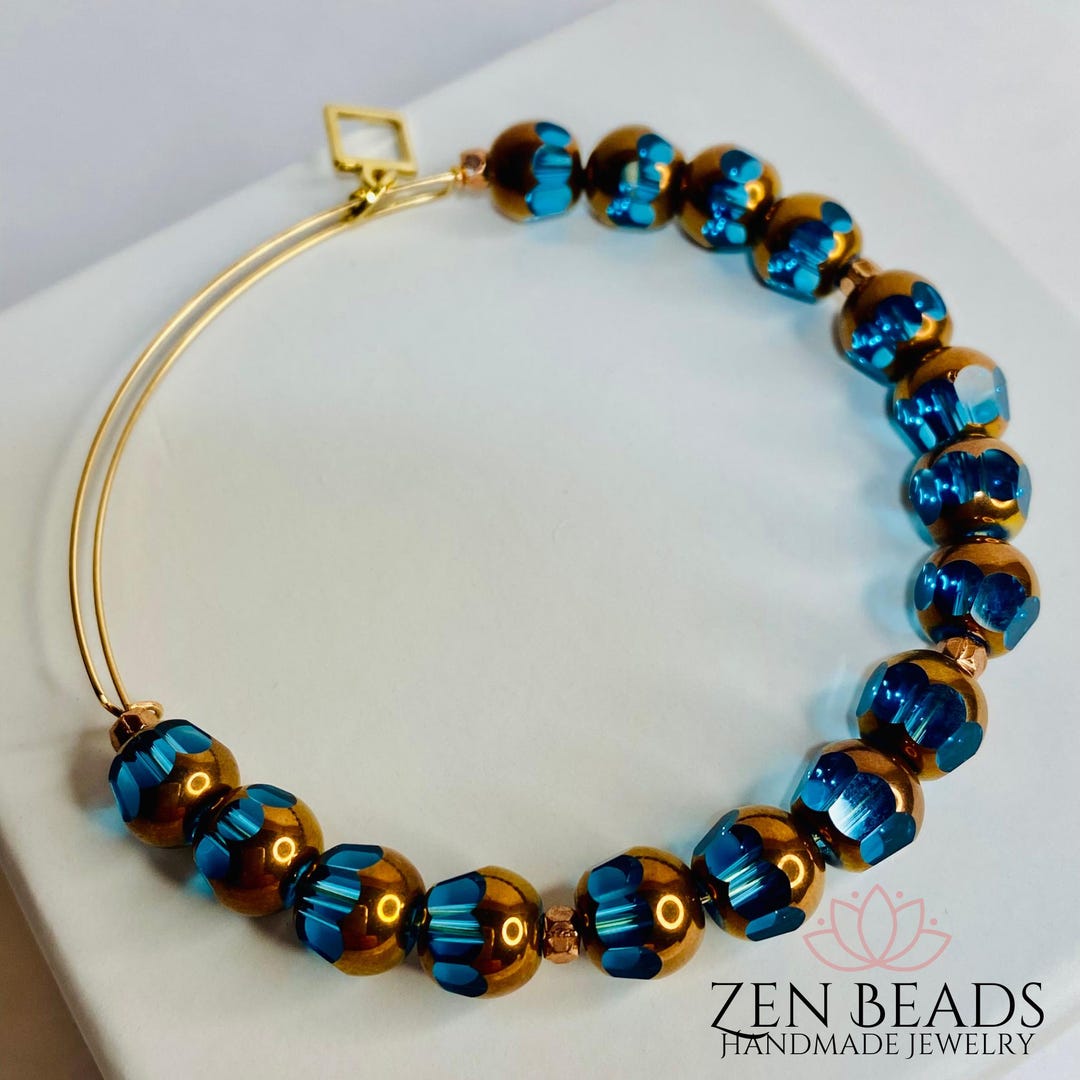 Box Breathing Bracelet, Reduce Stress and Anxiety, Beaded Bracelet - Etsy