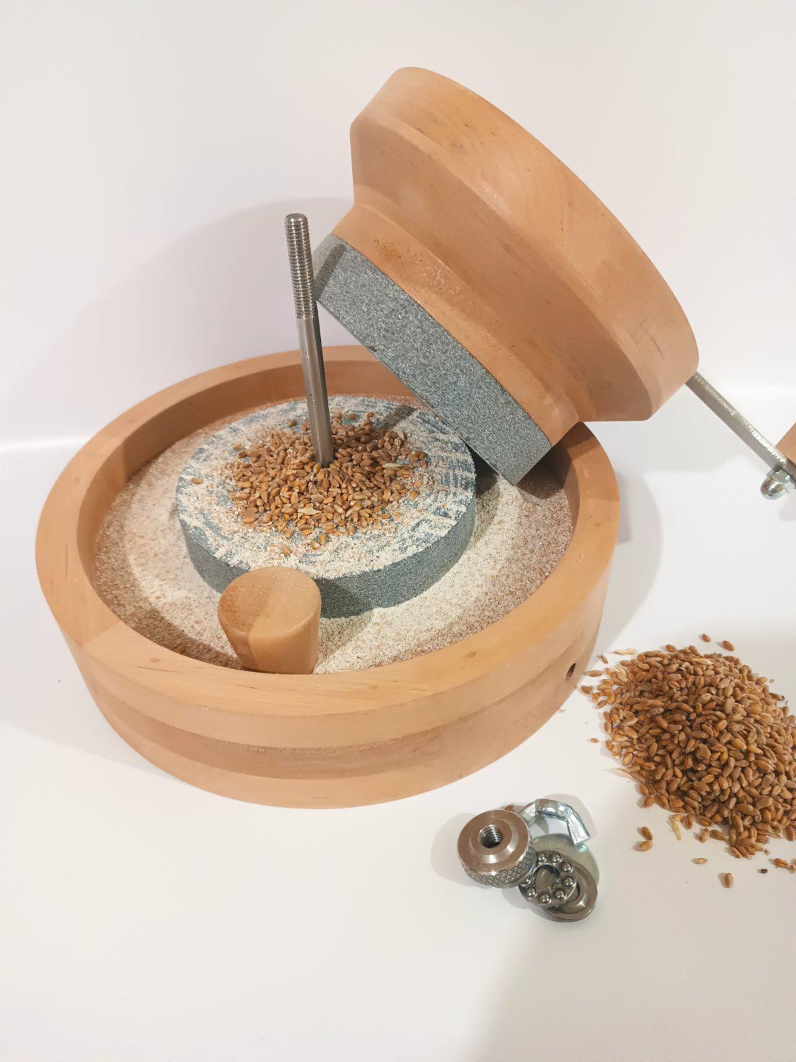 Hand Mill With Stone Millstones - Etsy