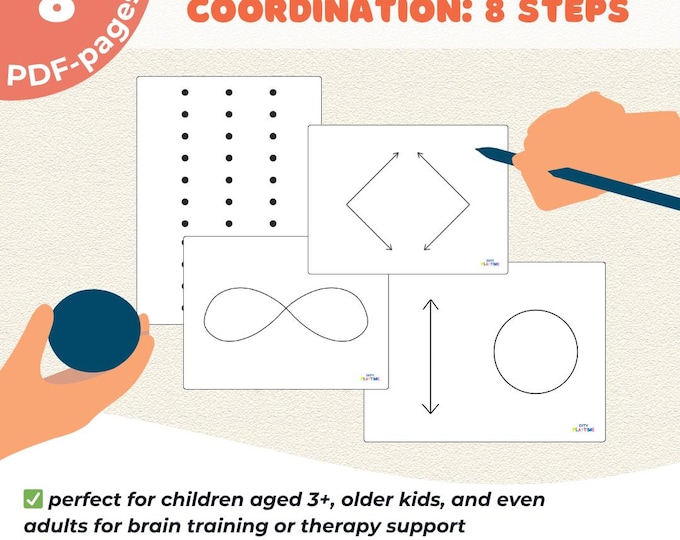 Bilateral Coordination: 8 Printables - Etsy