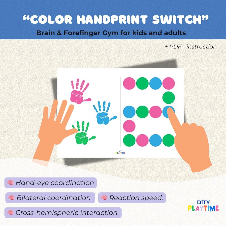 Dots Activity Pack – 18 Printable Neuro Exercises for Kids - Etsy