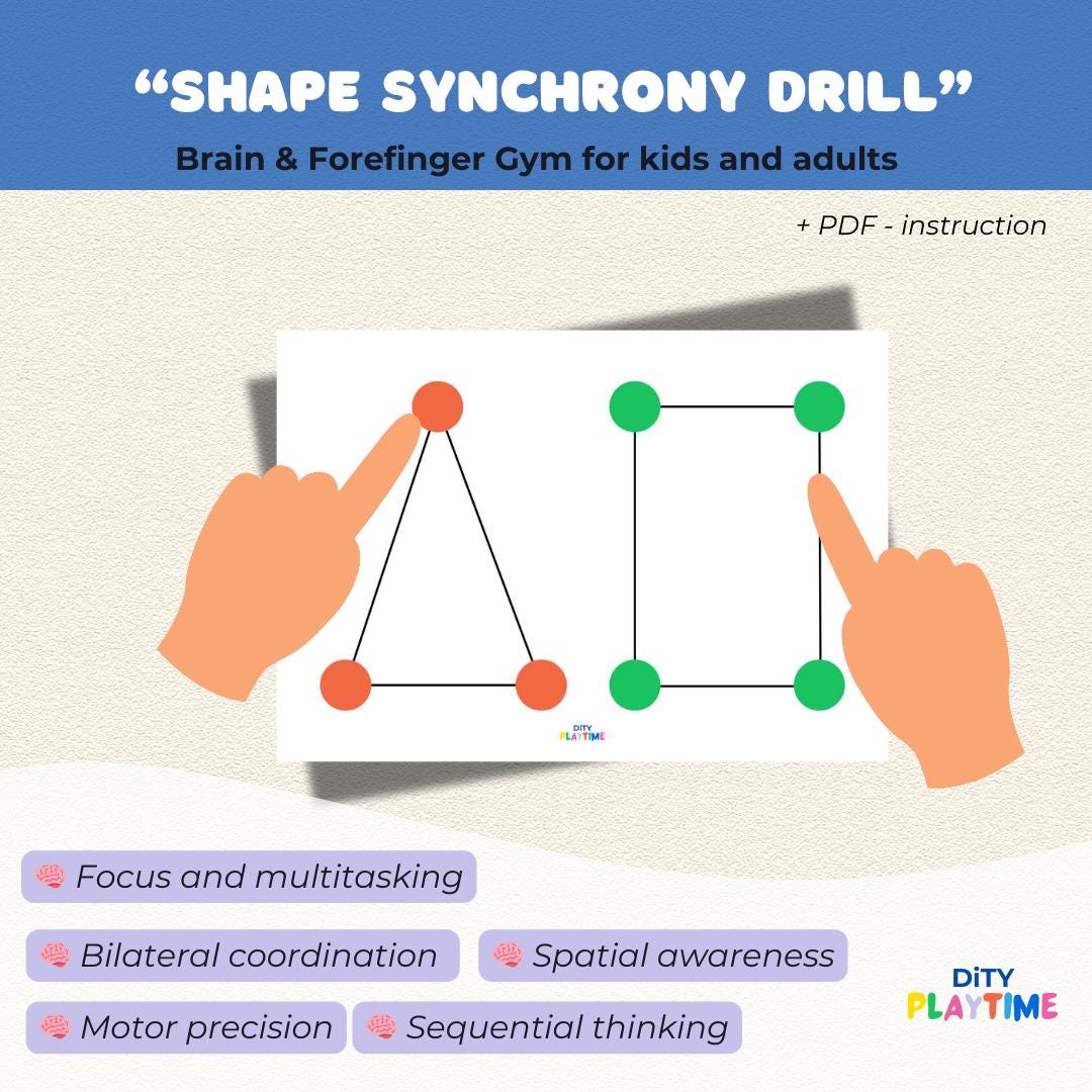 Dots Activity Pack – 18 Printable Neuro Exercises for Kids - Etsy