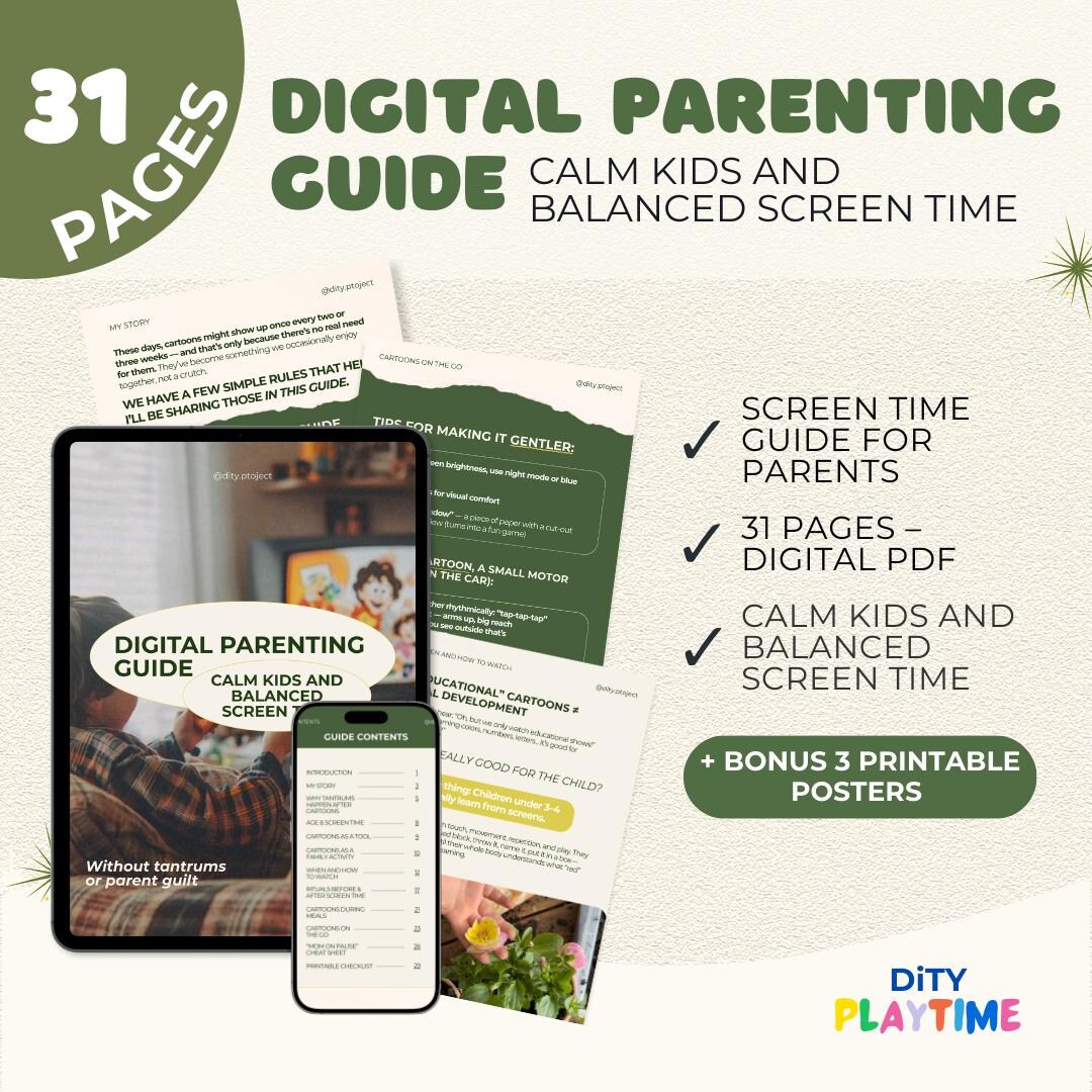 Digital Parenting Guide – Calm Kids and Balanced Screen Time - Etsy
