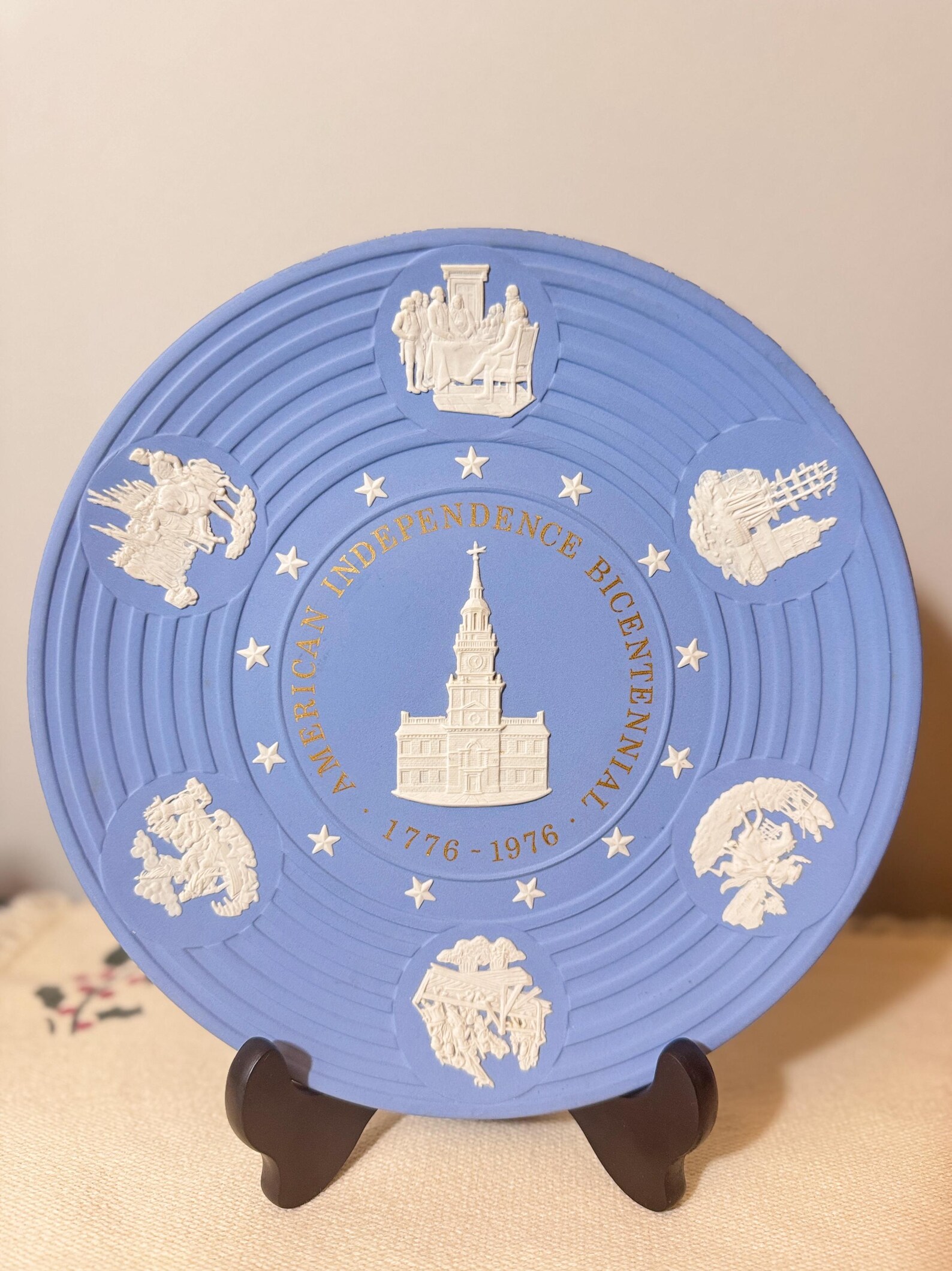 American Independence Bicentennial Plate by Wedgwood - Etsy