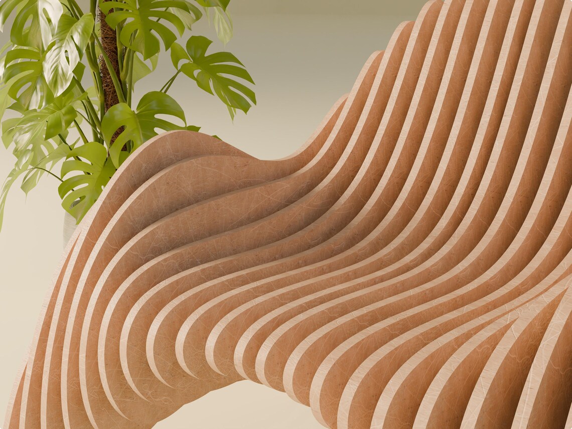 Modern Parametric Lounge Chair "dynamic" – CNC Files: Svg, Eps, Pdf ...