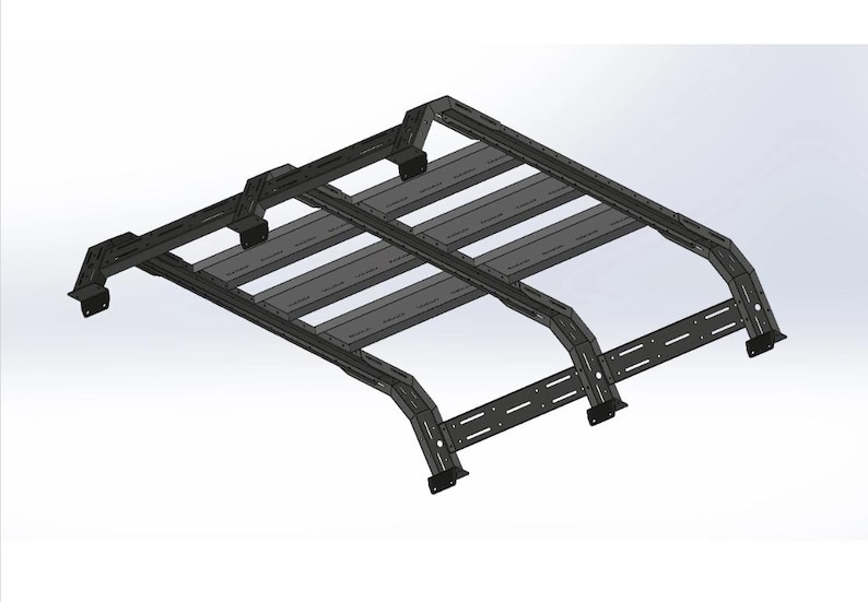 Dodge Ram 1500 Rack Files: DIY Engineering Drawings (PDF, DXF ...