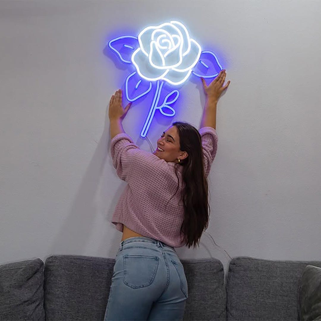 Custom Neon Sign | Aesthetic LED Wall Art | Home Sweet Home Neon ...