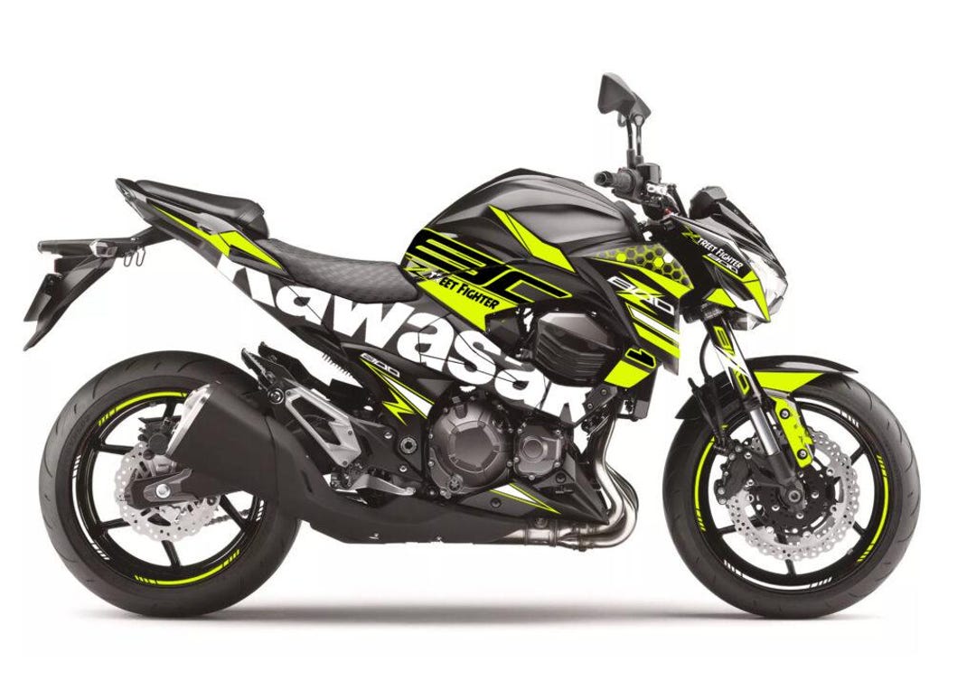 Kawasaki Z800 Graphics Kit 2013-2016 z-treet Fighter - Etsy