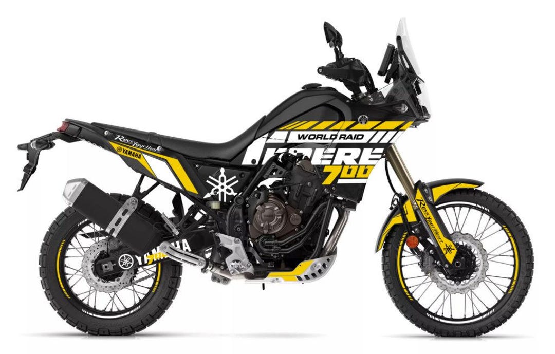 Yamaha Tenere 700 Decal Kit power of Tenere 2019-2020 - Etsy