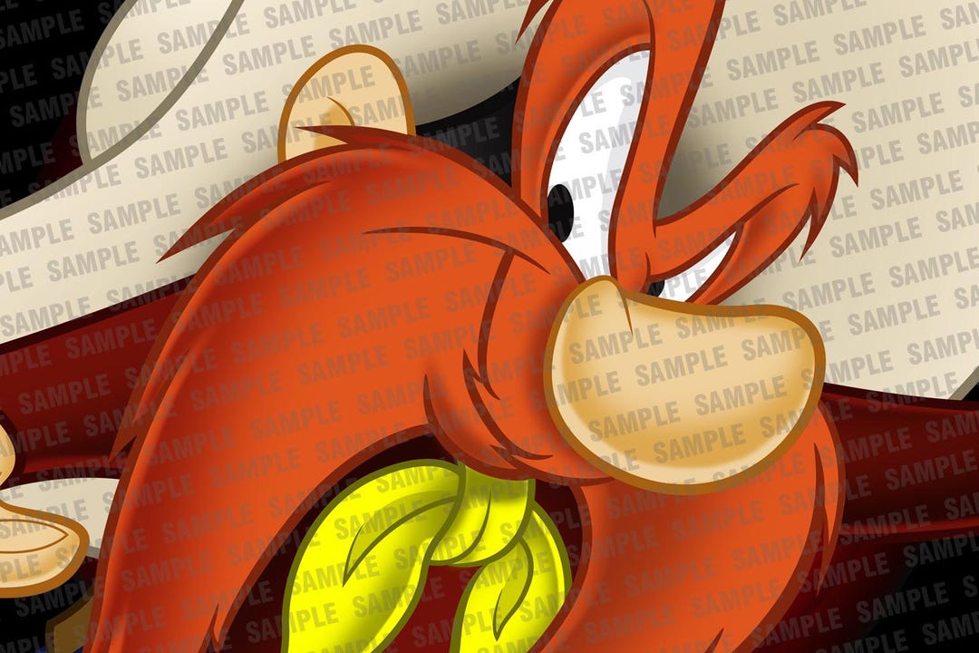 Yosemite Sam High Resolution Art - Etsy