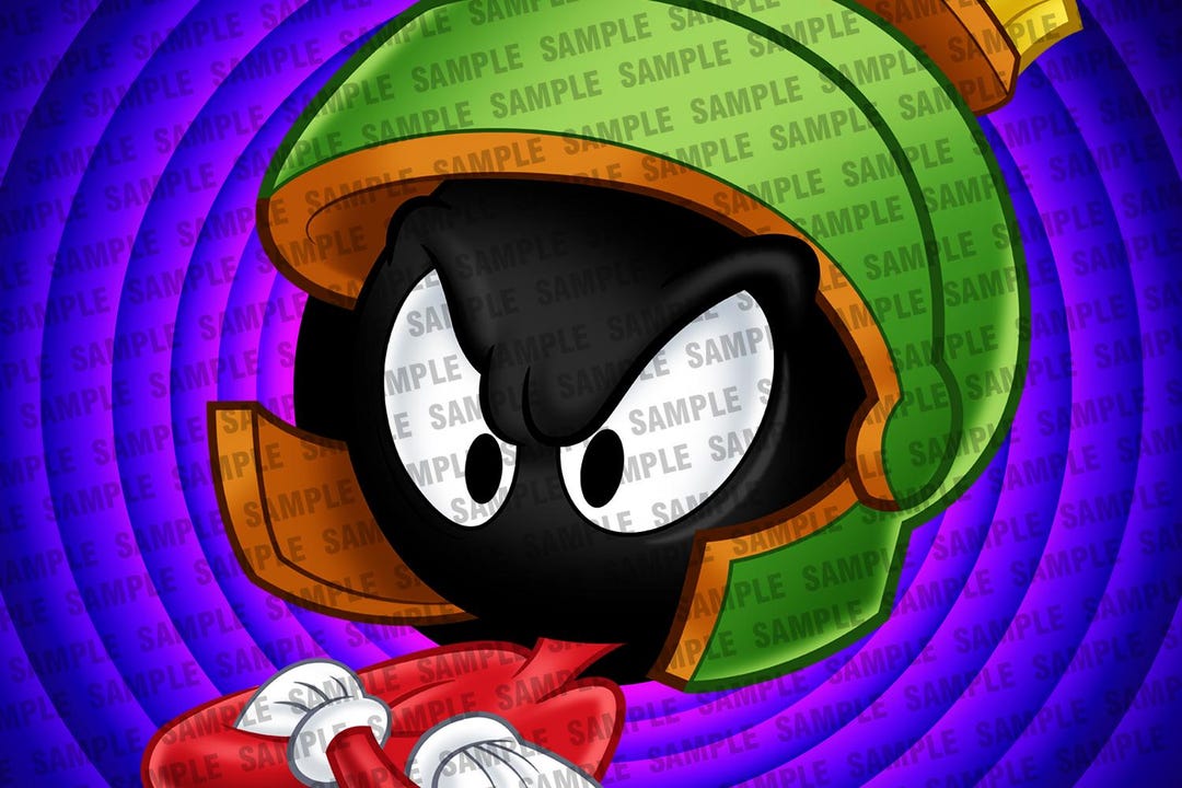 MARVIN THE MARTIAN High Resolution Art - Etsy