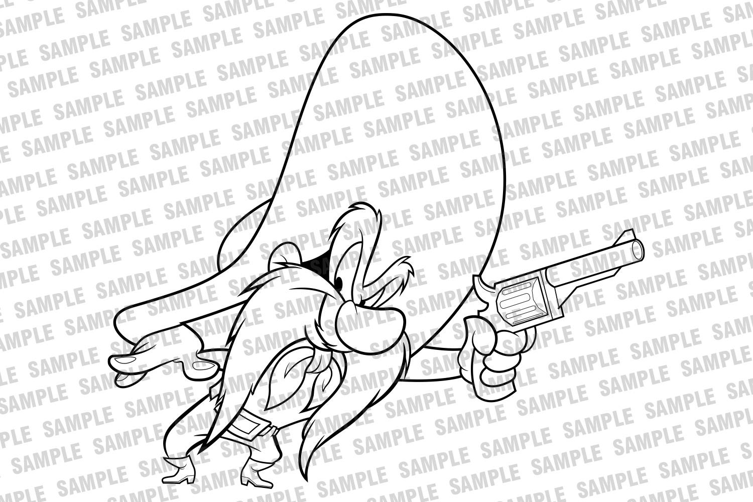 Yosemite Sam High Resolution Art - Etsy