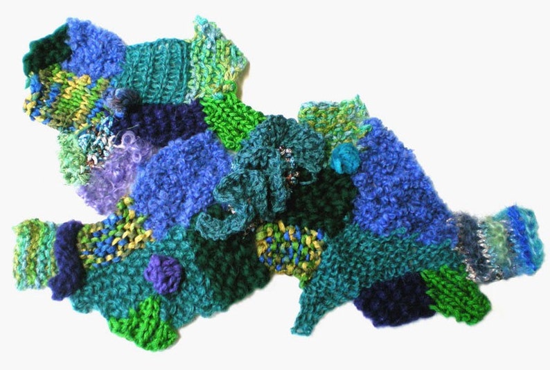 Tutorial for Creative Freeform Knitting - Etsy