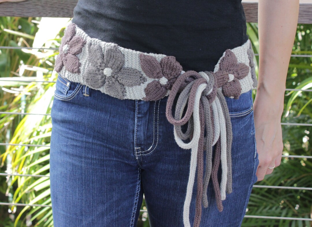 Sasha Knitted Belt - PDF Pattern - Etsy