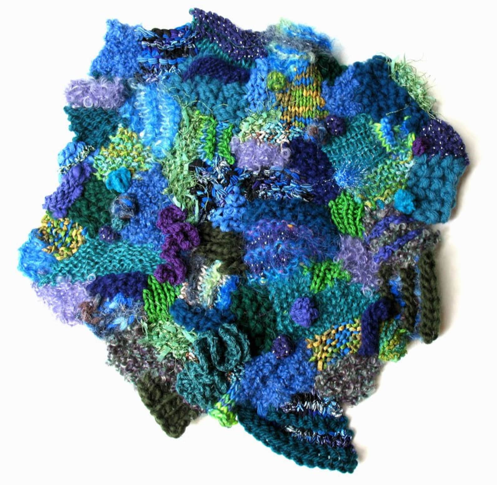 Tutorial for Creative Freeform Knitting - Etsy