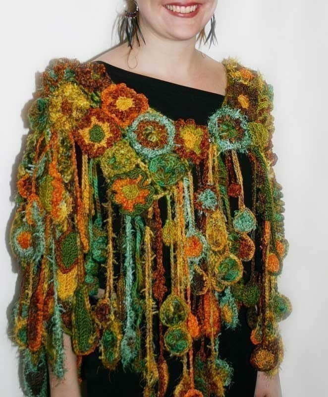 Flamboyant Fringes - Freeform Crochet PDF Tutorial - Etsy