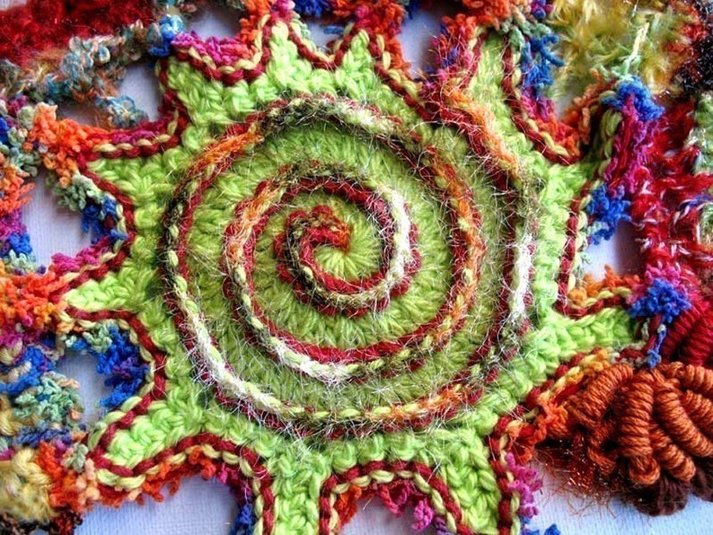 Spectacular Spirals - a PDF Freeform Crochet Tutorial - Etsy Spectacular Spirals - a PDF Freeform Crochet Tutorial - Etsy