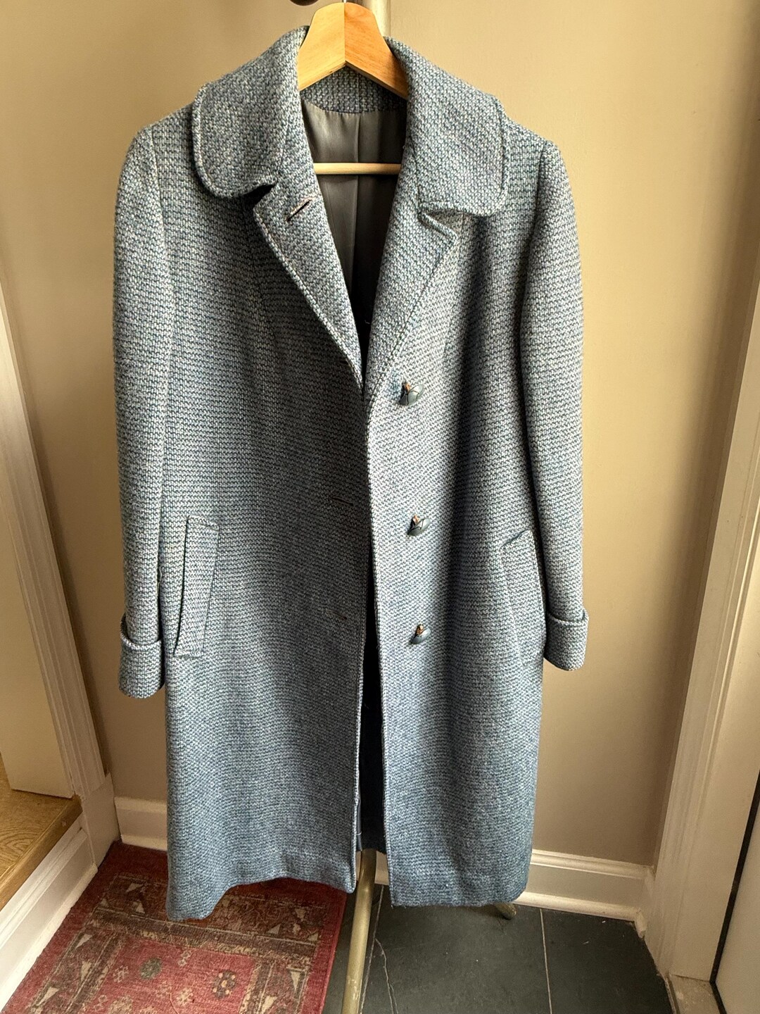 Harris Tweed Women’s Vintage Peacoat - Etsy