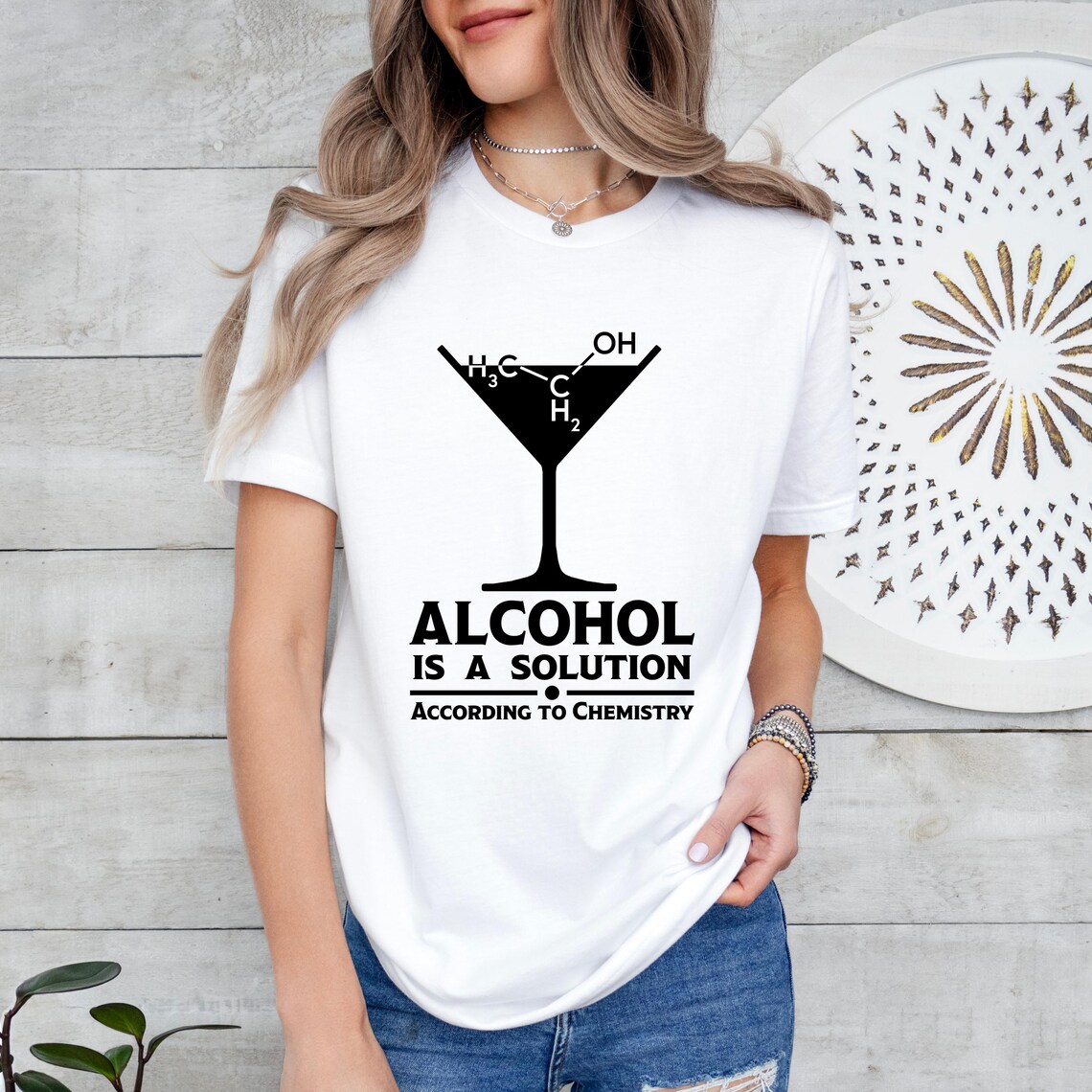 Alcohol is a Solution Shirt, Alcohol Shirt, Chemistry Shirt, Doctor ...