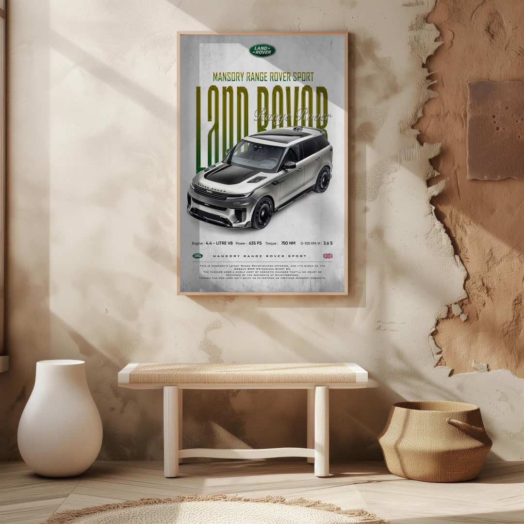Land Range Rover Sport SV Mansory Land Rover Poster Digital Download ...
