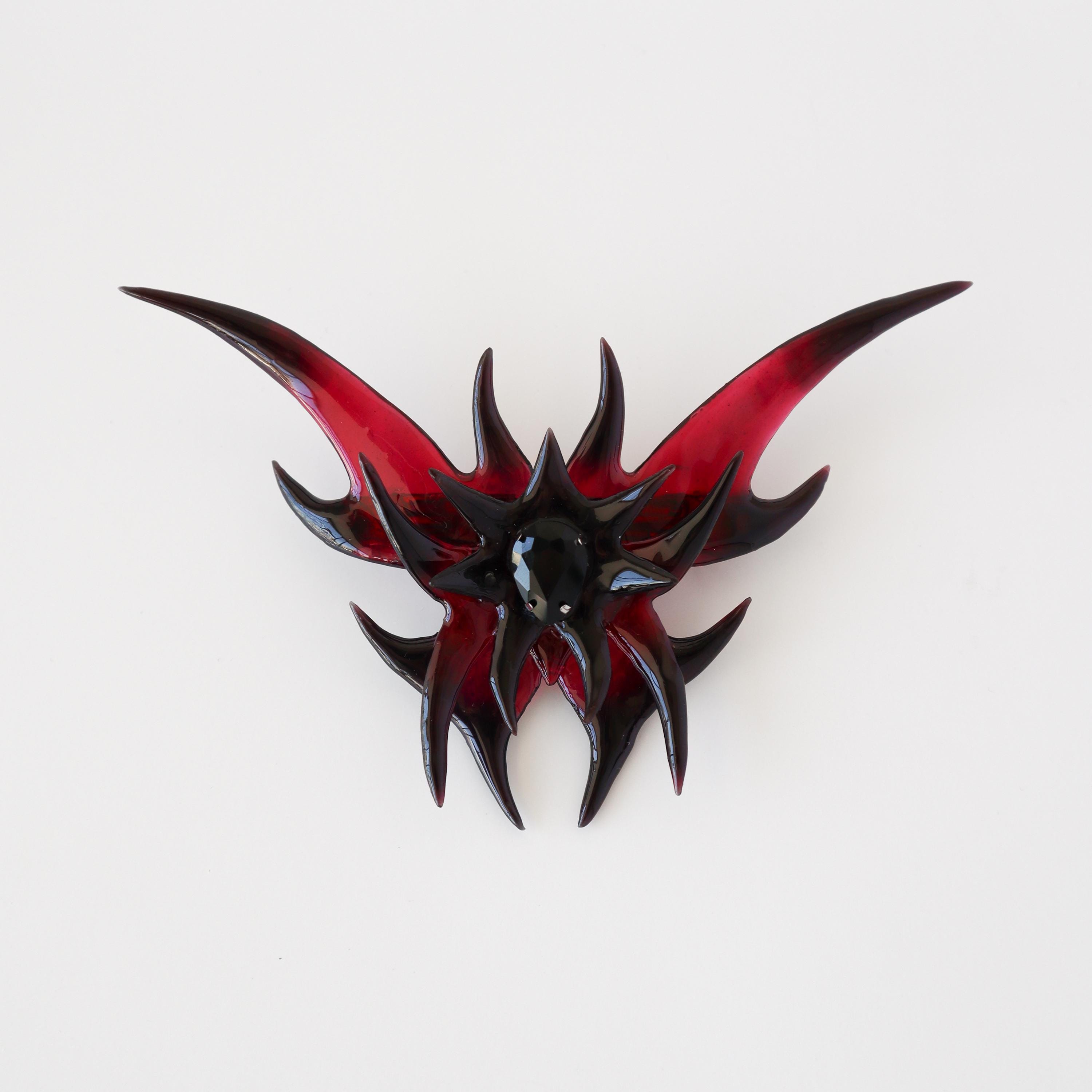 Handmade Hair Barrette 'plaga' / Resin Hair Accessory - Etsy UK