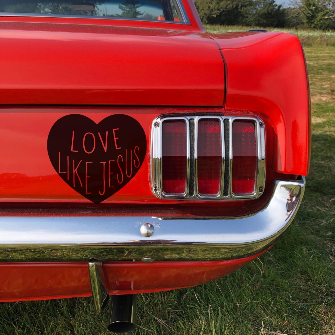 Christian Car Bumper Vinyl Sticker Car Decal for Believers Car ...