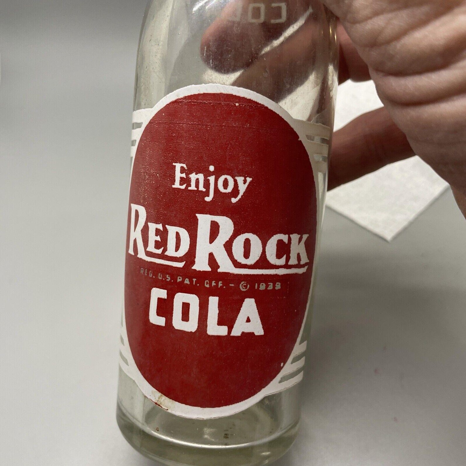 Vintage Glass Bottle Red Rock Soda Columbia Miss. - Etsy