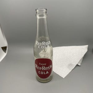 Vintage Glass Bottle Red Rock Soda Columbia Miss. - Etsy