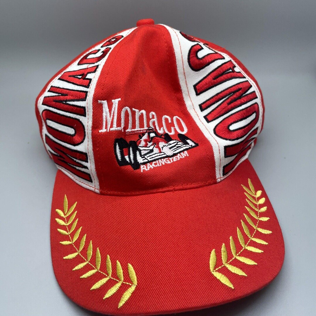 Monaco Racing Team Large Graphic Baseball Hat Cap Adjustable - Etsy