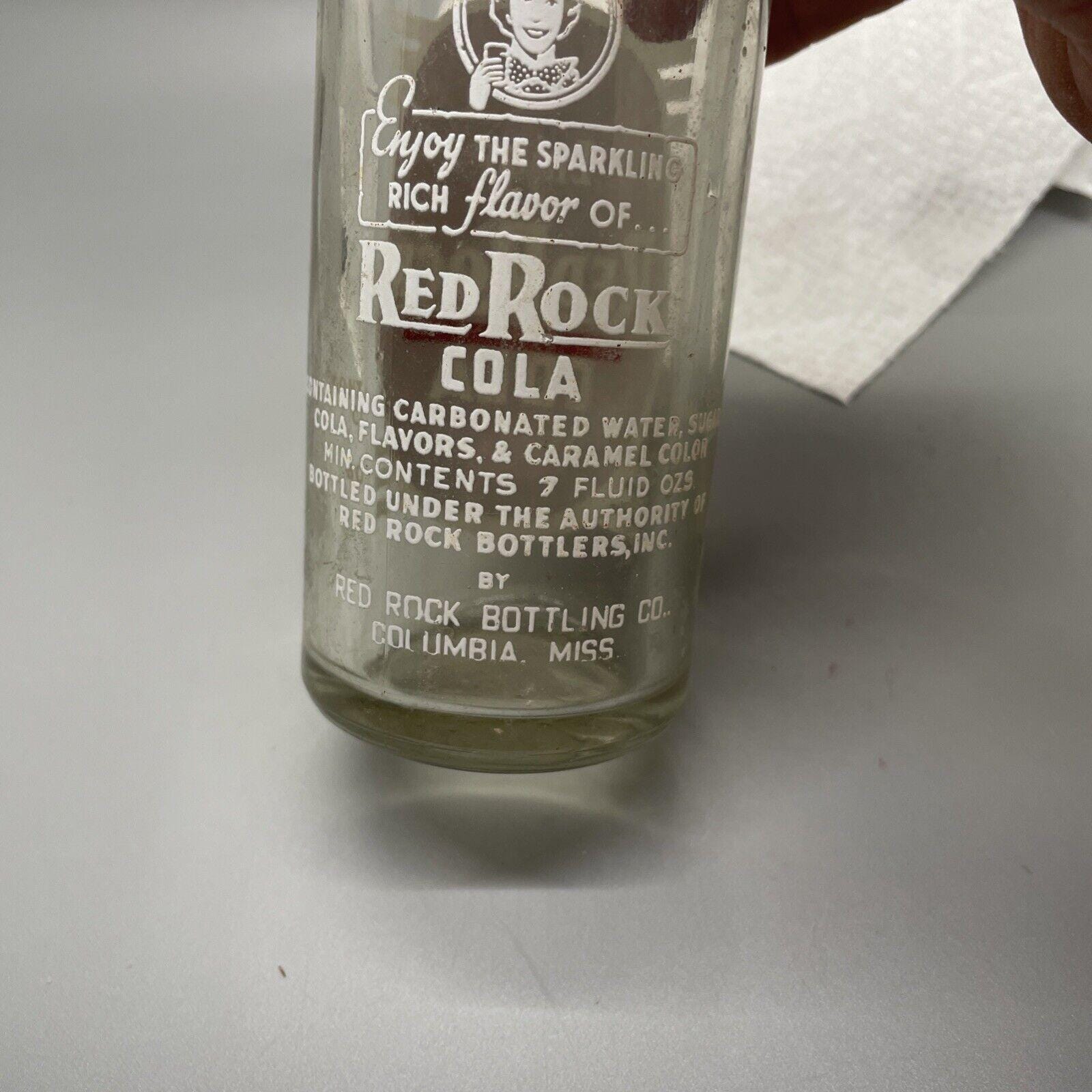 Vintage Glass Bottle Red Rock Soda Columbia Miss. - Etsy