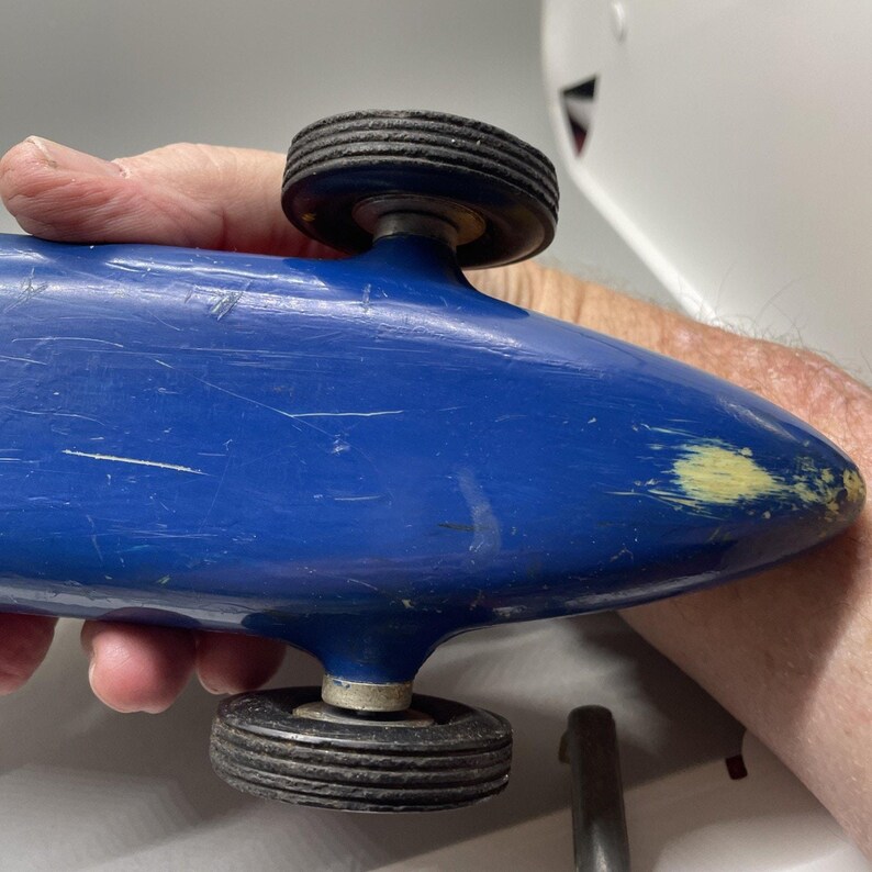 Vintage 1940‘s 50s Pagliuso Wind up Toy Race Car PAGCO JET Red #7 ...