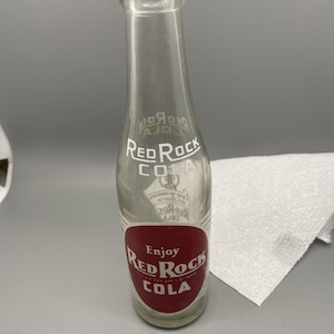 Vintage Glass Bottle Red Rock Soda Columbia Miss. - Etsy