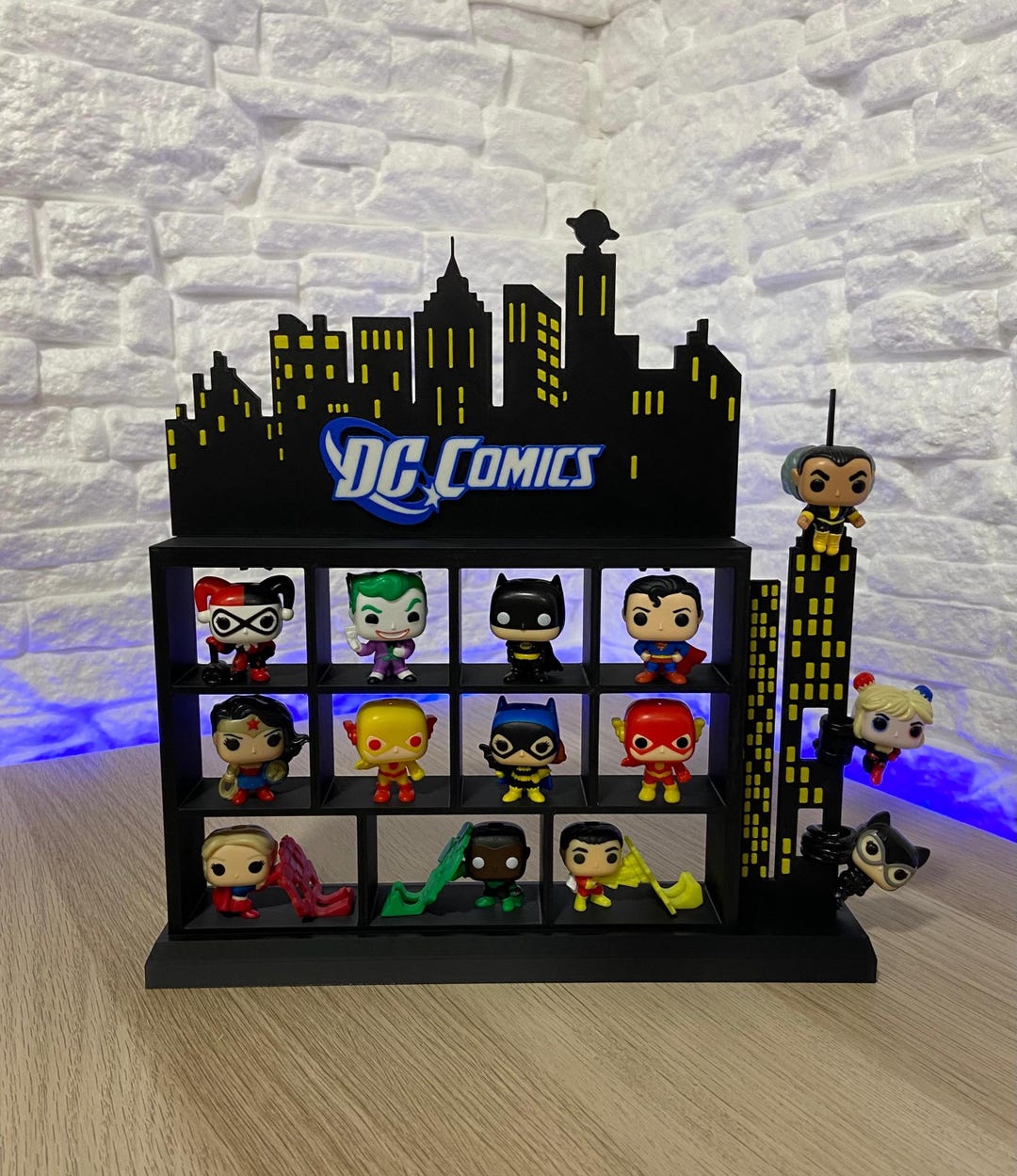 Display for Funko Pop DC Comics Collections Funkos Kinder Joy Shelf ...