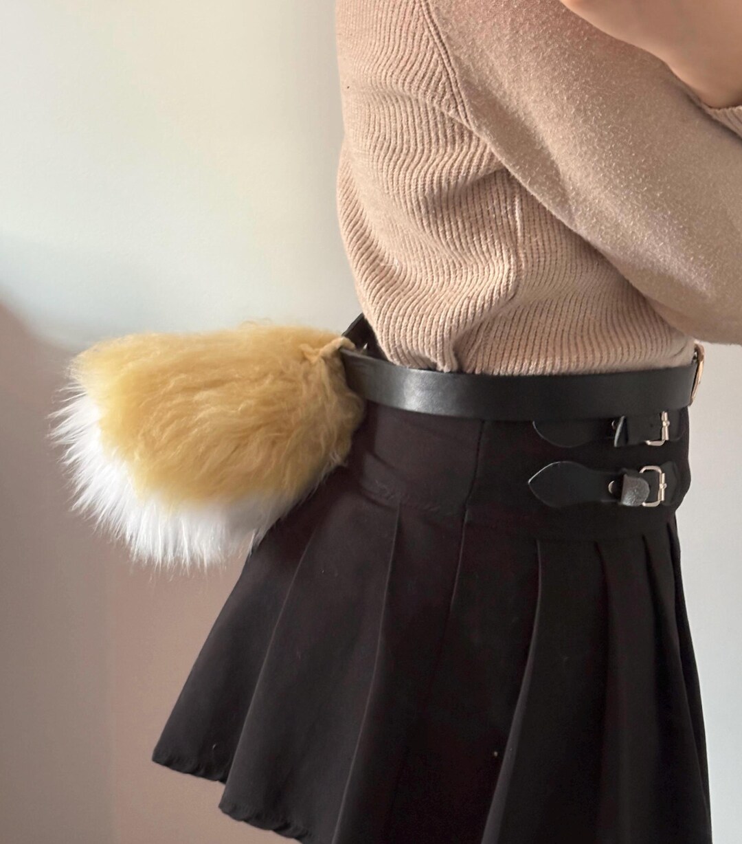 Short Faux Fur Tail - Custom Colors Offered! - Etsy