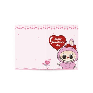 Labubu Valentine's Day Greeting Cards Happy Valentine's Day (1pc, 10pcs ...