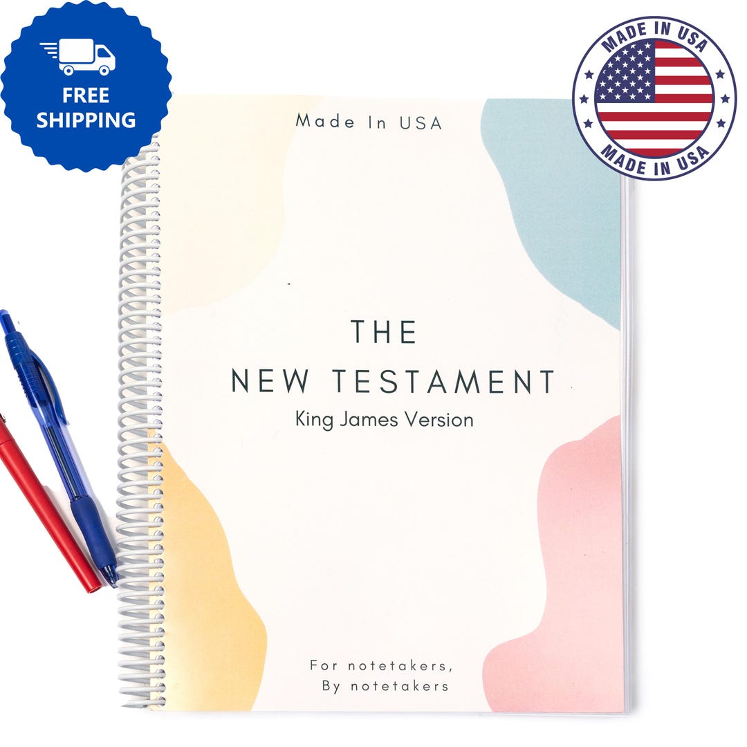 Spiral Bound Bible - New Testament - KJV - Eternal Spiral™ - Etsy