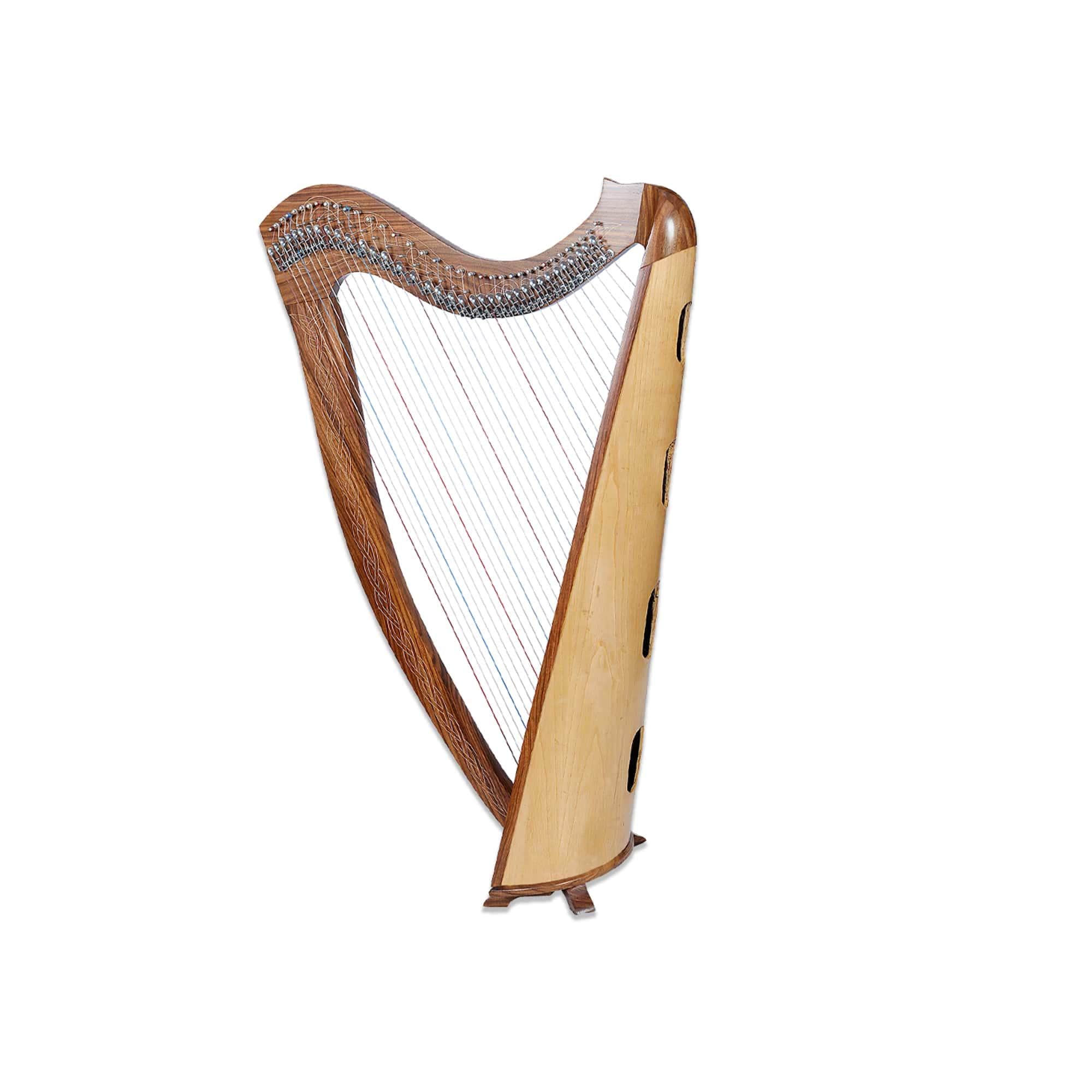 36-string Irish Lever Harp – Handcrafted Wooden Celtic Harp With Bag ...