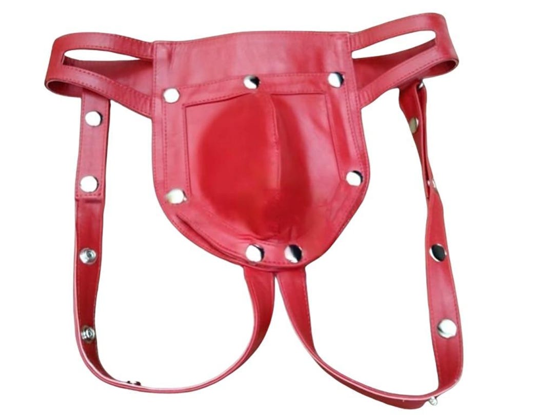 Men's Real Leather Jockstrap, Fetish, Club Leather Underwear, Sexy Thong, Adult, Codpiece ...