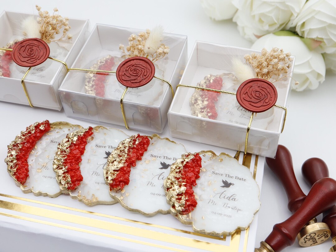 Unique Red Baptism Favors, Christening Magnet Favor, Mi Bautizo ...