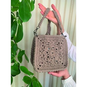 Crochet Granny Square Shoulder Bag Pattern - Crochet Bag Pattern - Etsy