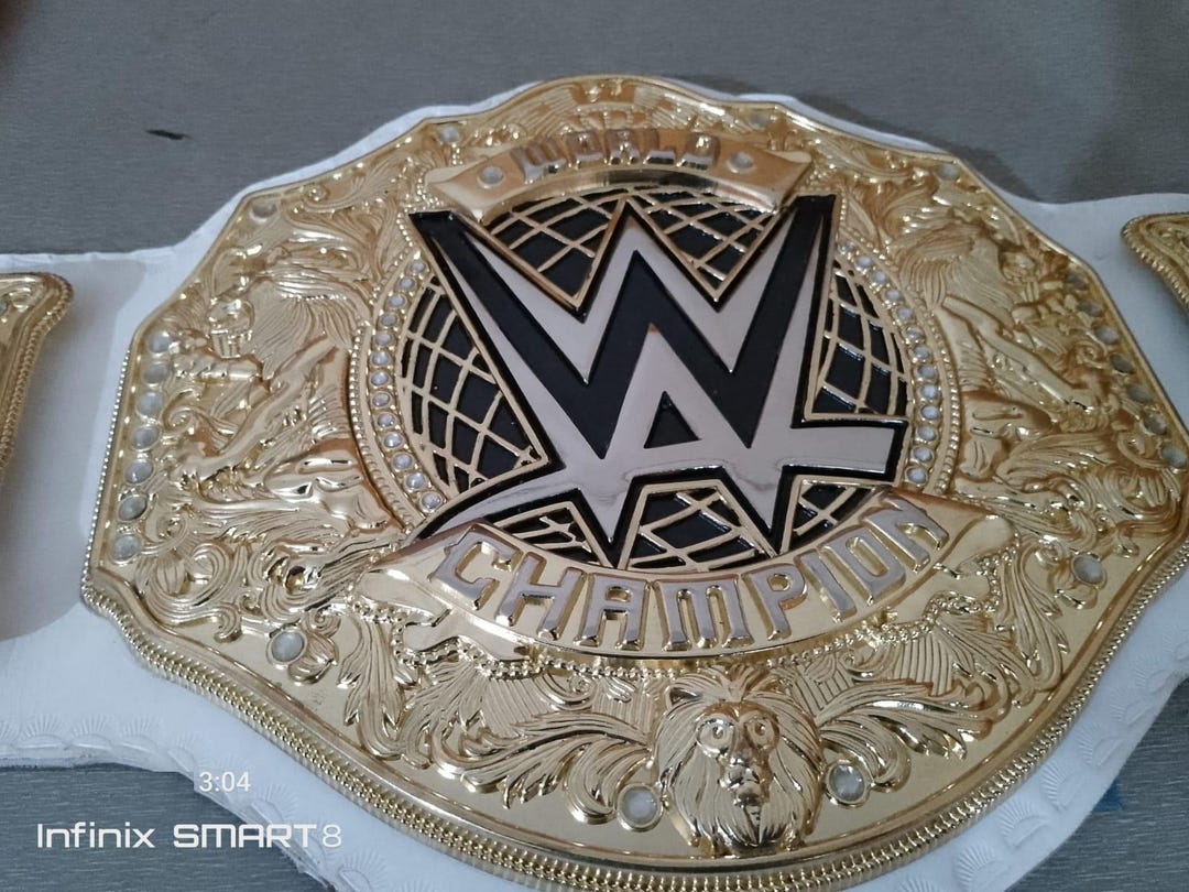 Brand New Custom Made WWF World Champion Title Belt 2mm Brass - Etsy