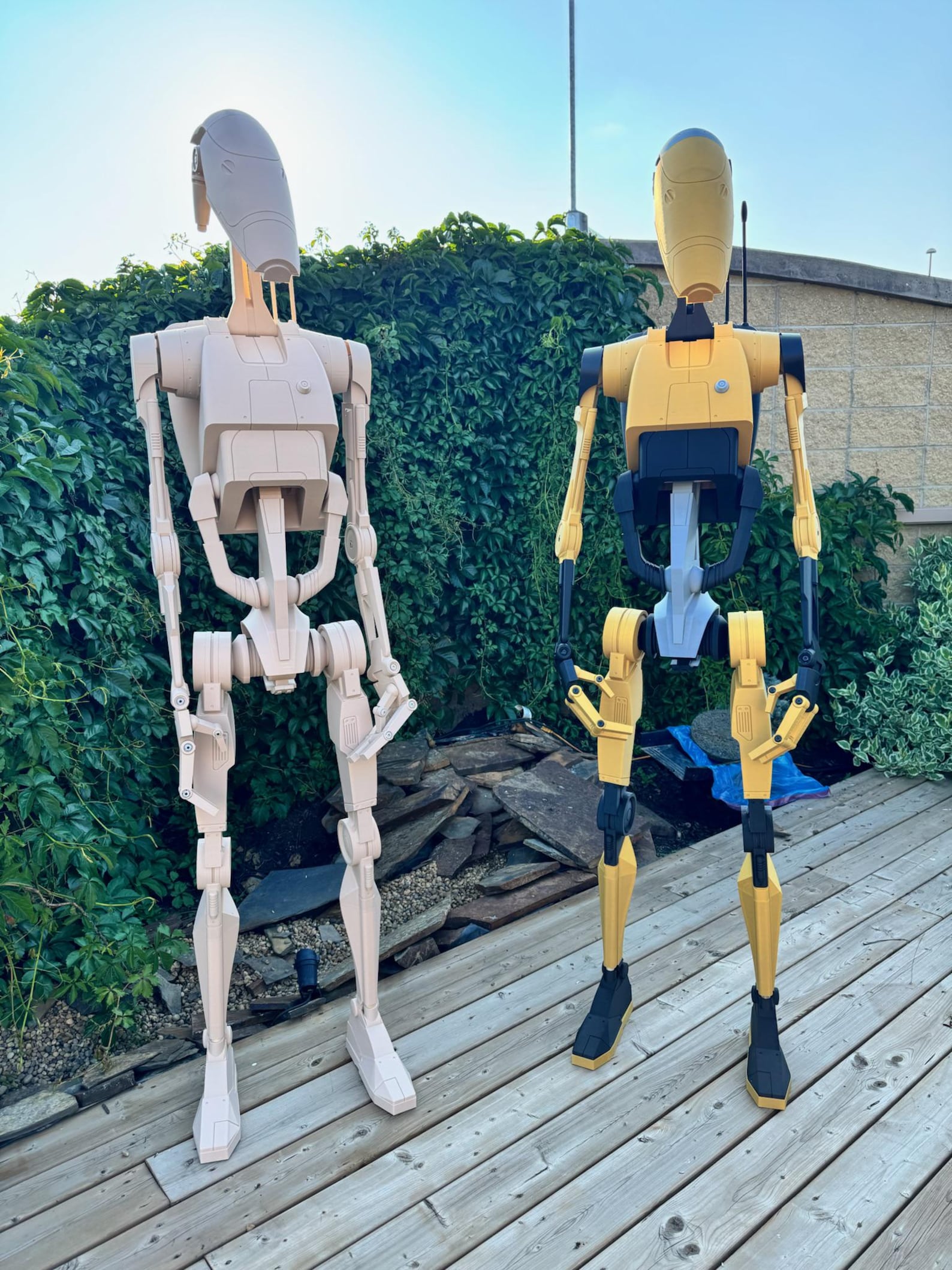 Life Size Battle Droid 3D Printed Beige - Etsy