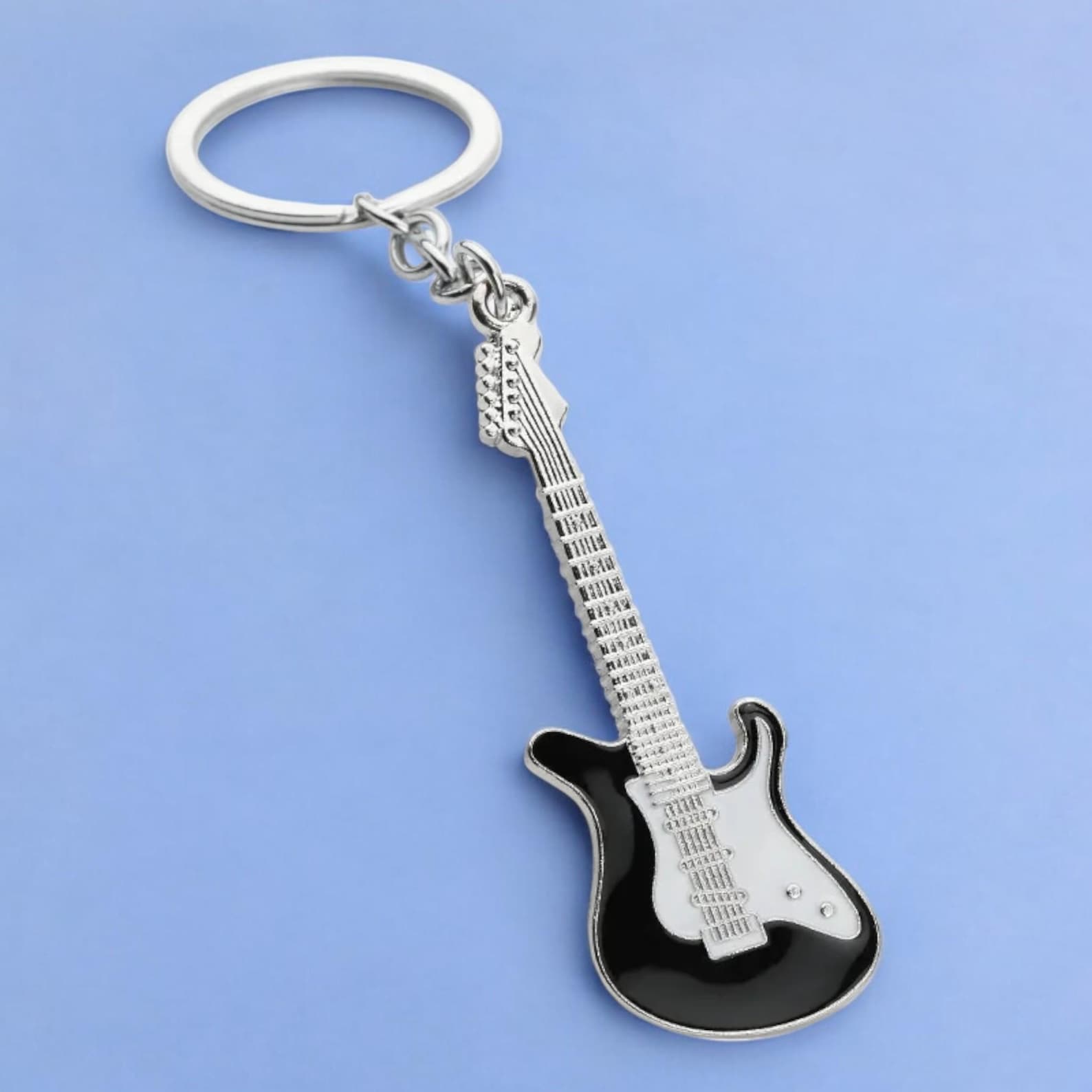 Guitar & Microphone Keychain: Y2K Punk Rock Music Lover Gift - Etsy