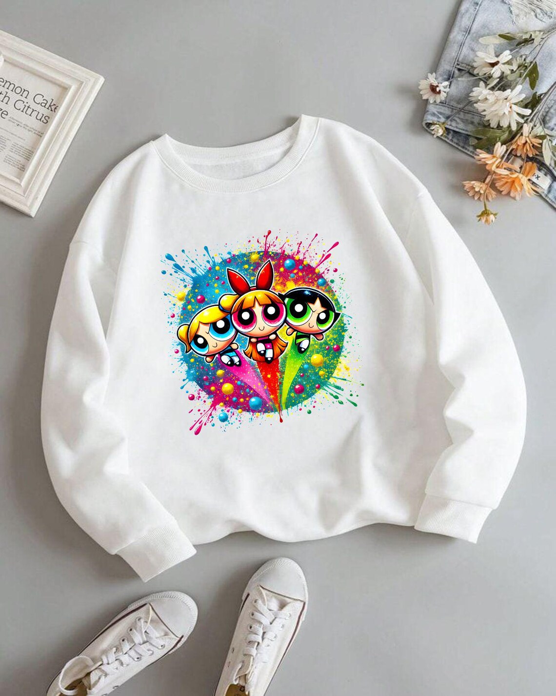 Powerpuff Girls 3 PNG Stitch Splash and Watercolor Png Powerpuff Girls ...