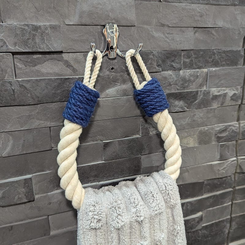 Rope Towel Holder - Etsy