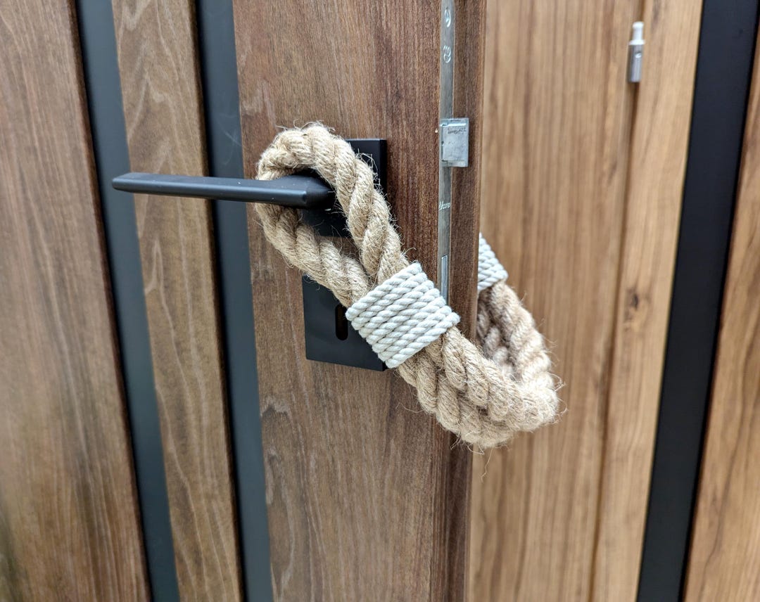 Rope Door Stopper - Door Protection - Jute Rope - Home Decor ...
