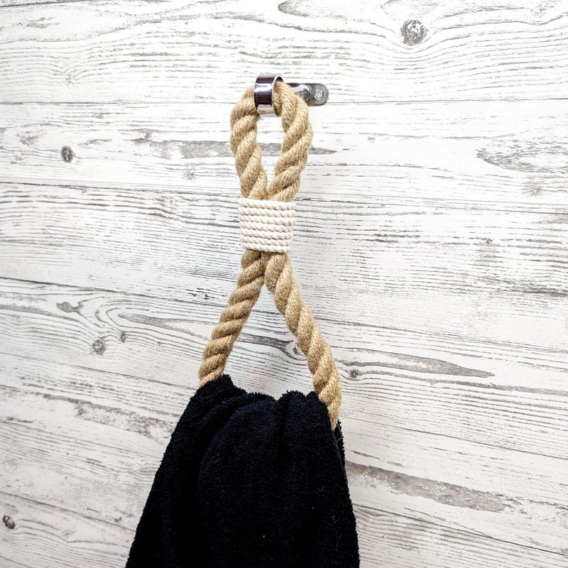 Rope Towel Ring - Etsy