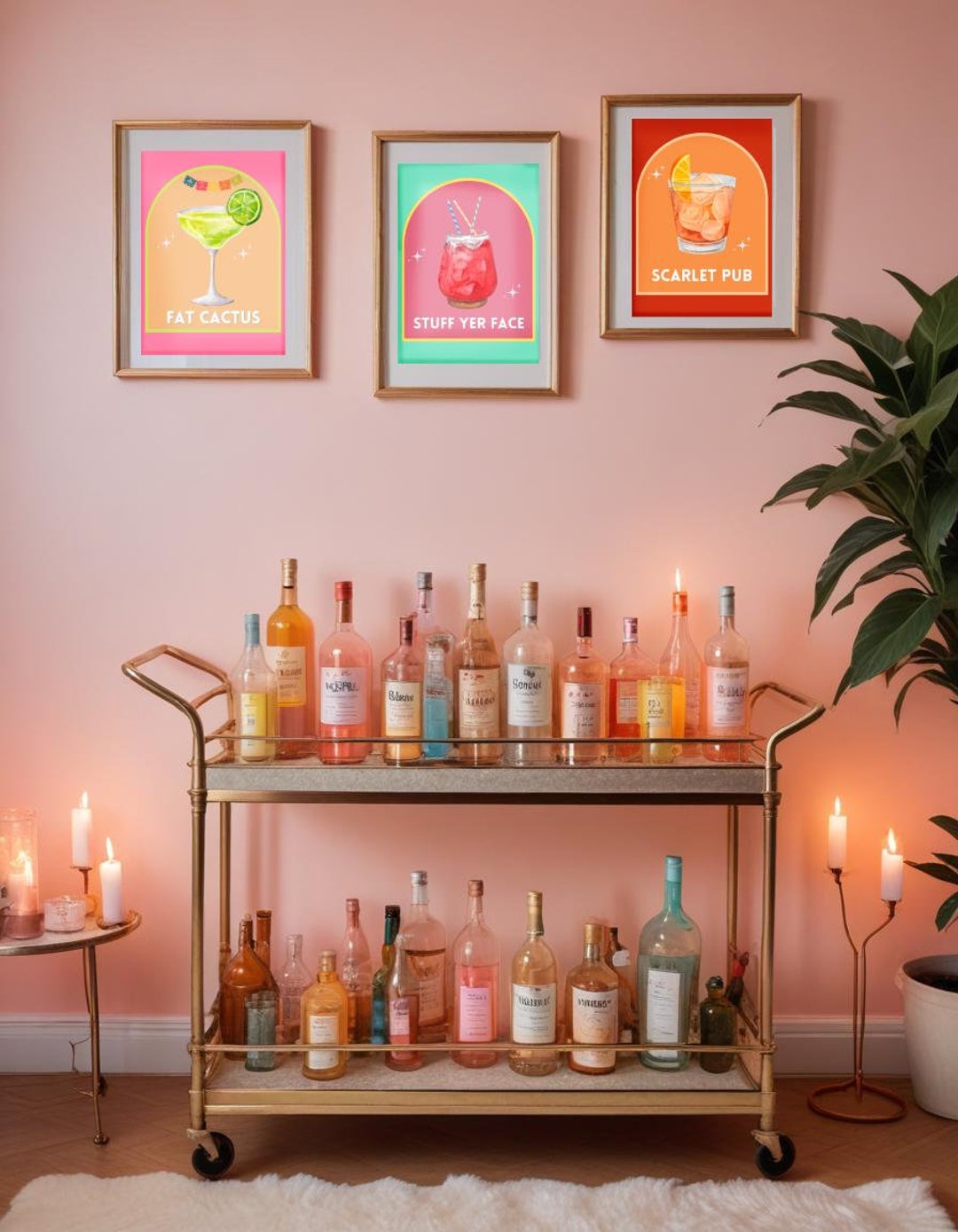 Rutgers Bar Themed Wall Art, Posters for Bar Cart, Rutgers University ...