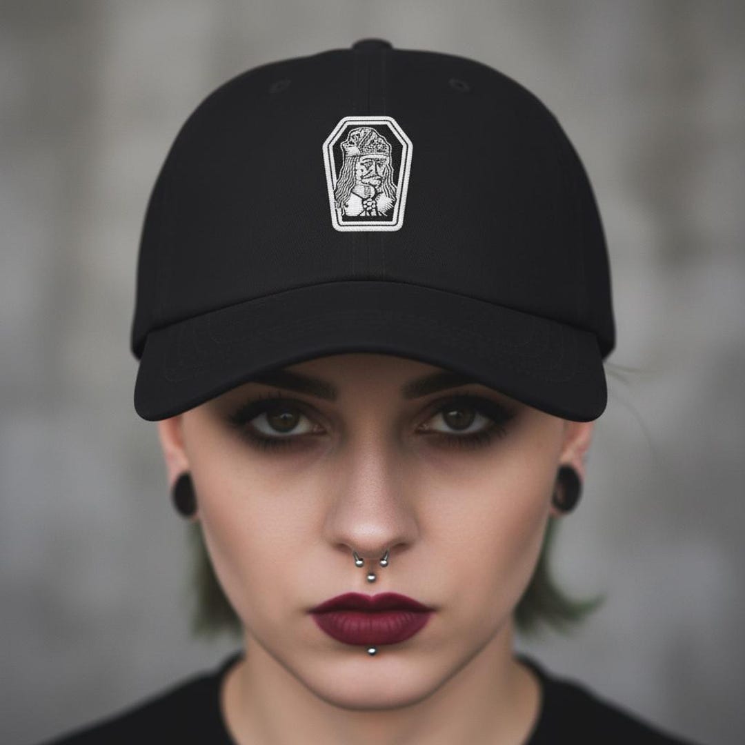 Dracula Vlad the Impaler Hat • Gothic Horror Dad Cap • Vampire Madcap ...